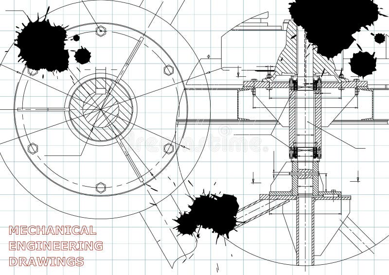 Blueprints. Engineering Backgrounds. Cover. Banner Stock Vector ...