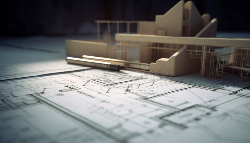 Blueprints and Plans Guide Construction Industry in Housing Development ...