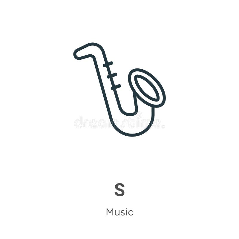Blues Line Illustration Icon on White Background Stock Illustration ...