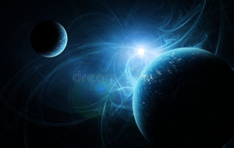 BlueSpace stock illustration. Illustration of cloud, moving - 16686346