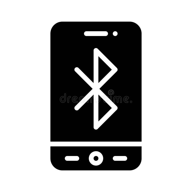 Bluetooth App Icon, Mobile Application Vector Illustration Editorial ...