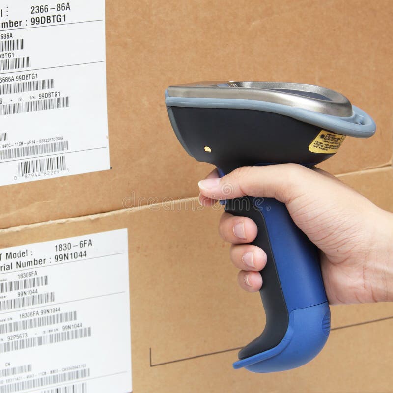 Bluetooth Barcode and QR Code Scanner Stock Image - Image of link ...