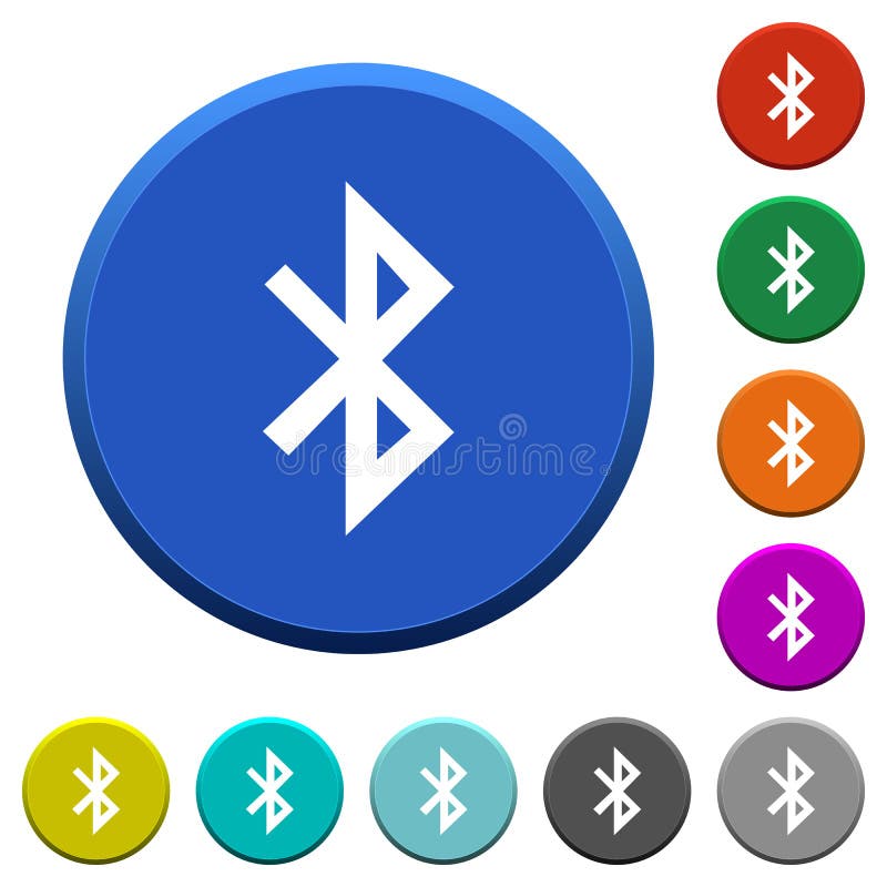 Bluetooth beveled buttons editorial photo. Illustration of ...