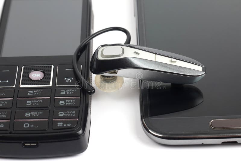 Bluetooth Close Up with a Mobile Phone Stock Image - Image of connect ...