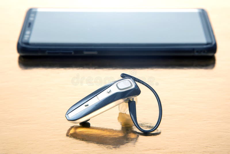 Bluetooth Close Up with a Mobile Phone. Digital Technology of Mobile ...