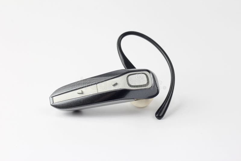Bluetooth Closeup on White Background Stock Photo - Image of headphone ...