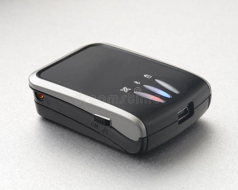 Bluetooth GPS Receiver stock photo. Image of supply, external - 899628