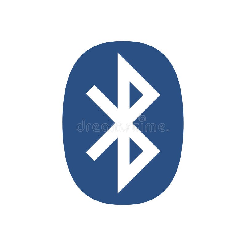 Bluetooth icon editorial image. Illustration of badge - 253075500