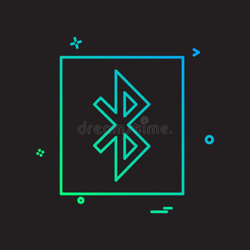 Bluetooth Icon Design Vector Editorial Photo - Illustration of line ...