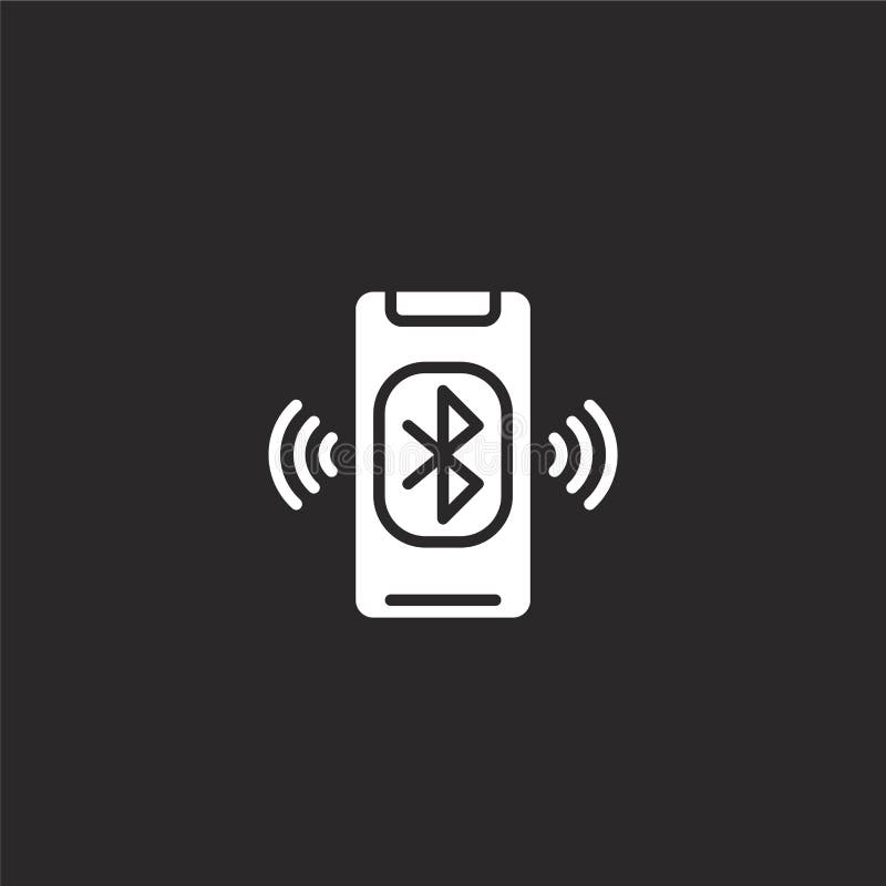 Bluetooth Icon. Filled Bluetooth Icon for Website Design and Mobile ...