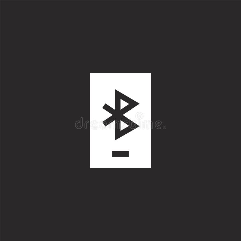 Bluetooth Icon. Filled Bluetooth Icon for Website Design and Mobile ...