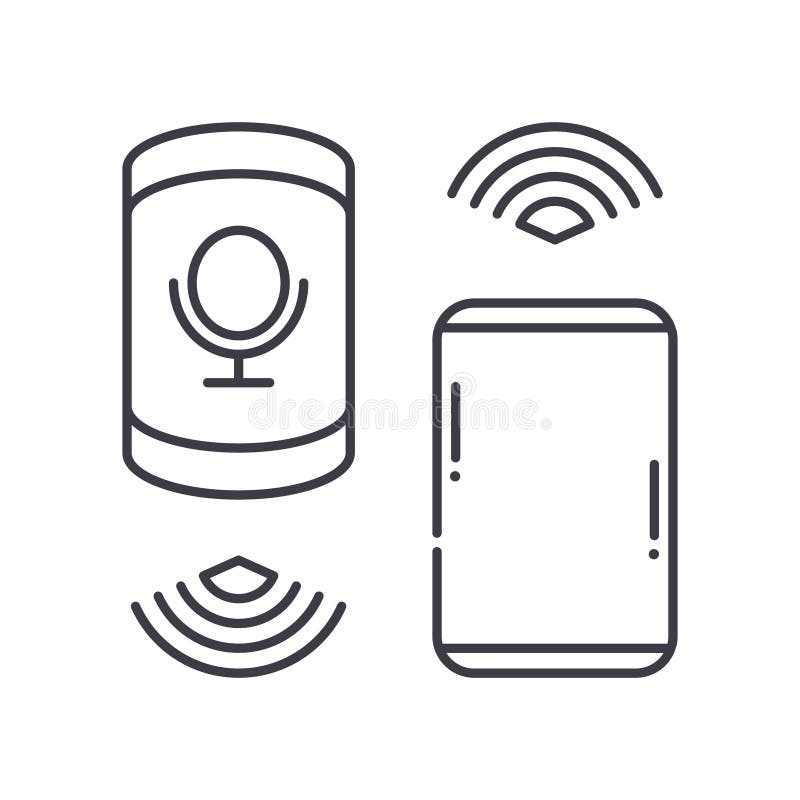 Bluetooth Icon, Linear Isolated Illustration, Thin Line Vector, Web ...