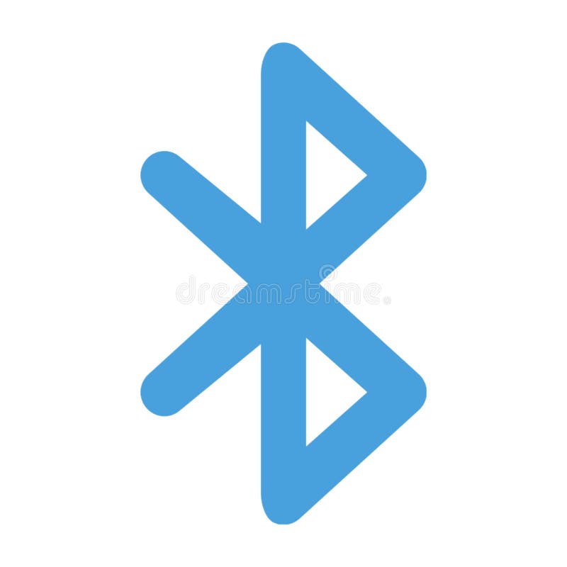 Bluetooth icon logo editorial photography. Illustration of technology ...