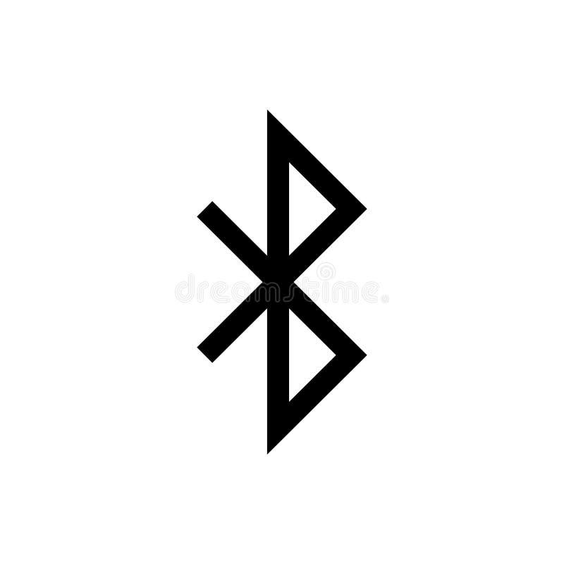 Bluetooth Icon. Vector Isolated Connection Sign. Stock Vector ...