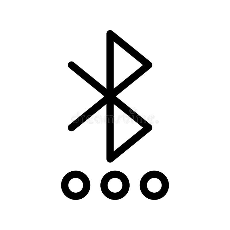 Bluetooth Icon Vector Symbol Design Illustration Editorial Stock Image ...