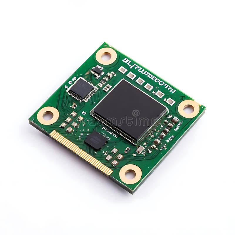 Bluetooth Module on a White Background Stock Illustration ...