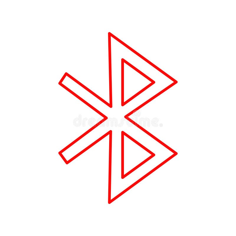 Offline Sharing Icon. Vector Line Style Stock Vector - Illustration of ...