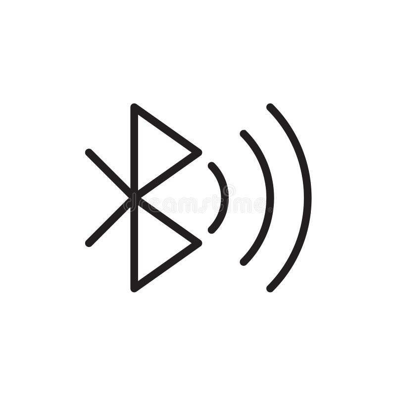 Bluetooth-pictogram Vectorillustratie, EPS10 Redactionele Fotografie ...