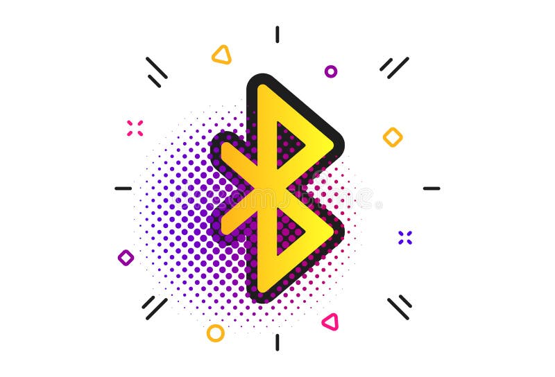 Bluetooth Sign Icon. Mobile Network Symbol. Vector Editorial Stock ...