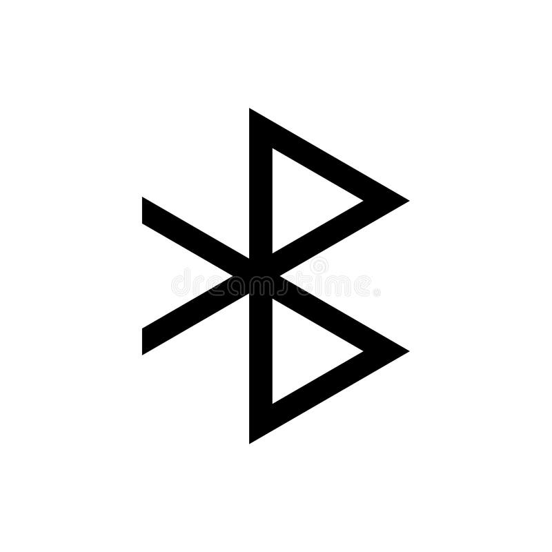 Bluetooth Sign for Web and Design Editorial Image - Illustration of ...