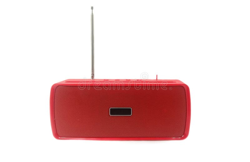 Bluetooth Speaker with FM on the White Background Stock Photo - Image ...