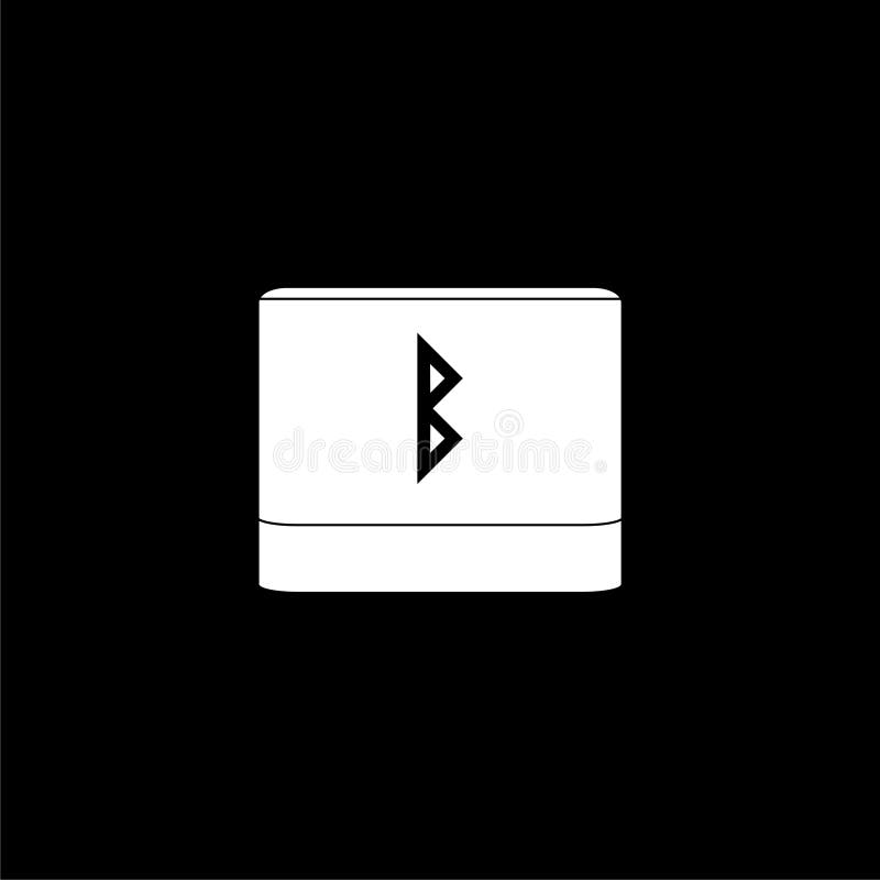 Bluetooth Speaker Icon Isolated on Dark Background Editorial Stock ...