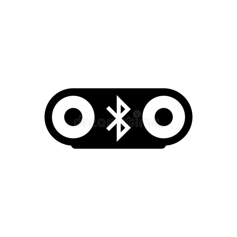 Bluetooth Speaker Icon Isolated on White Background Editorial ...