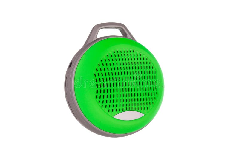 Bluetooth Speaker Isolated on White Background Stock Photo - Image of ...
