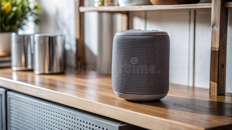 Bluetooth Speaker on a Shelf Stock Photo - Image of entertainment, compact: 329809866