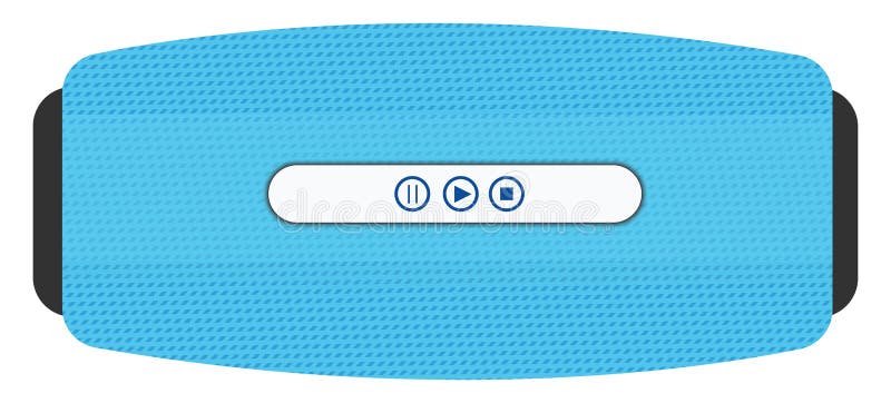 Bluetooth speakers, icon stock vector. Illustration of audio - 261368342