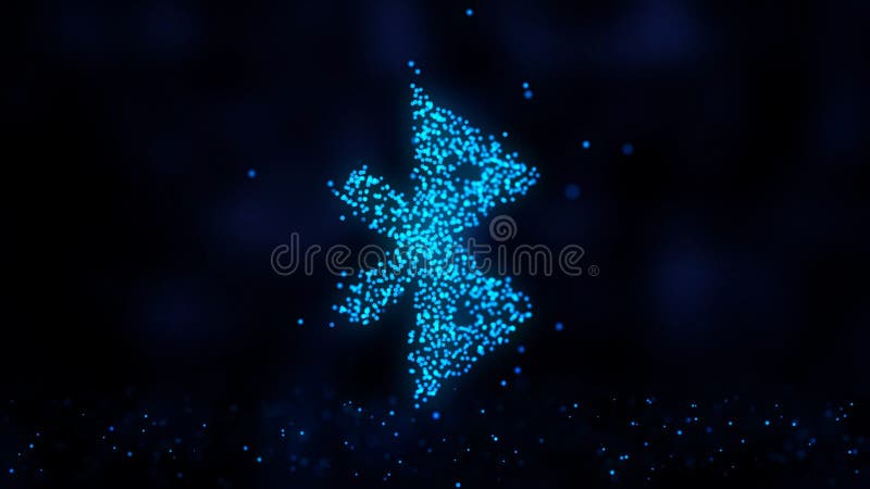 The Bluetooth Icon. Network And Transmission Symbol. Flat Stock Vector ...