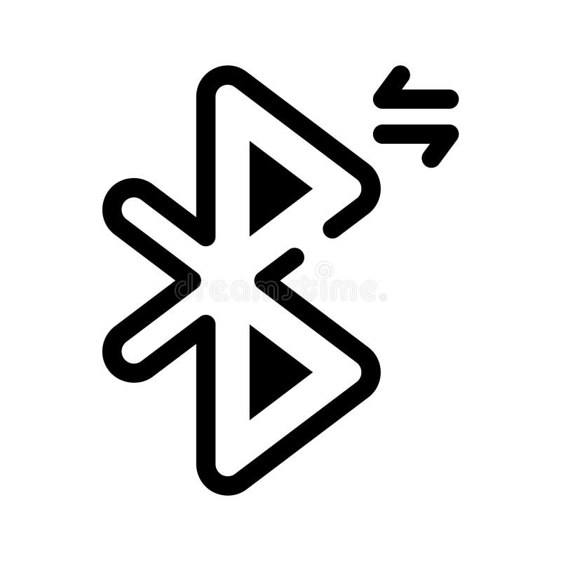 A Bluetooth Symbol Representing Wireless Connectivity Stock Vector ...
