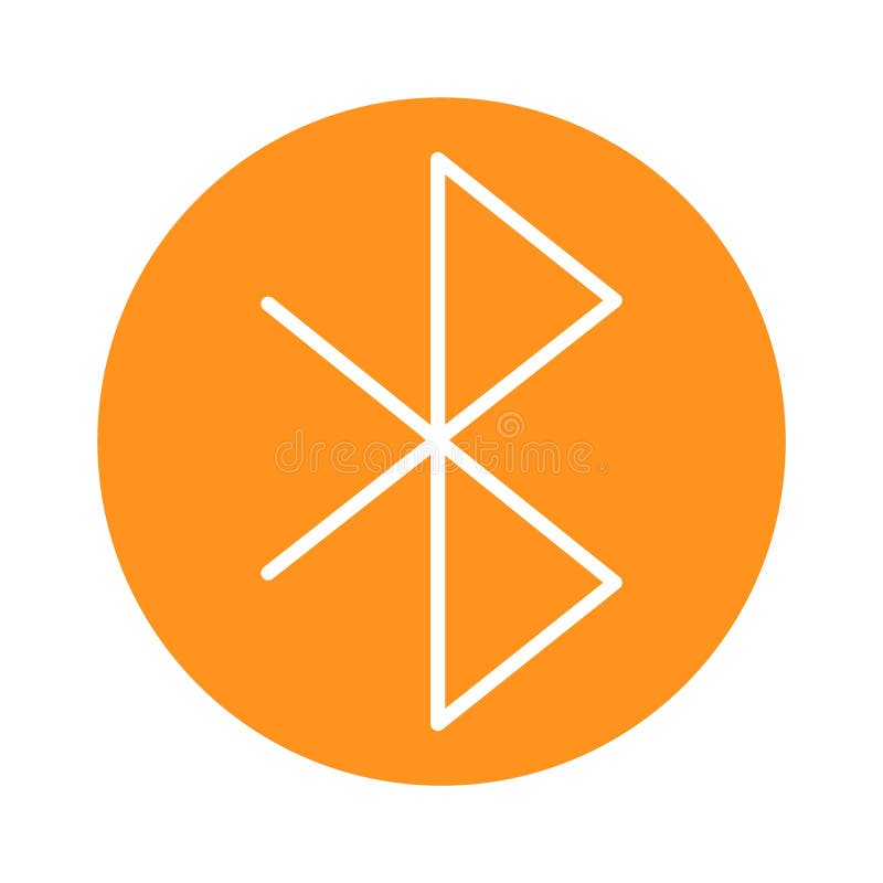 Bluetooth Technology Icon, Network Connection Web Symbol, Sharing Data ...