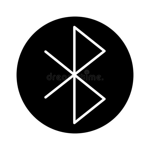 Bluetooth Technology Icon, Network Connection Web Symbol, Sharing Data ...