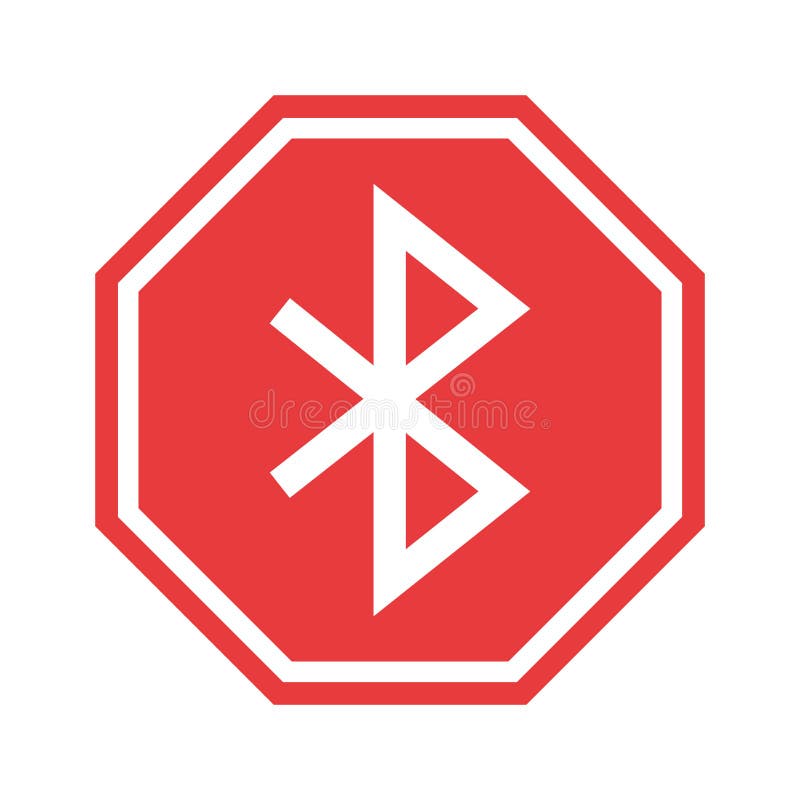 Bluetooth Technology Icon, Network Connection Web Symbol, Sharing Data ...