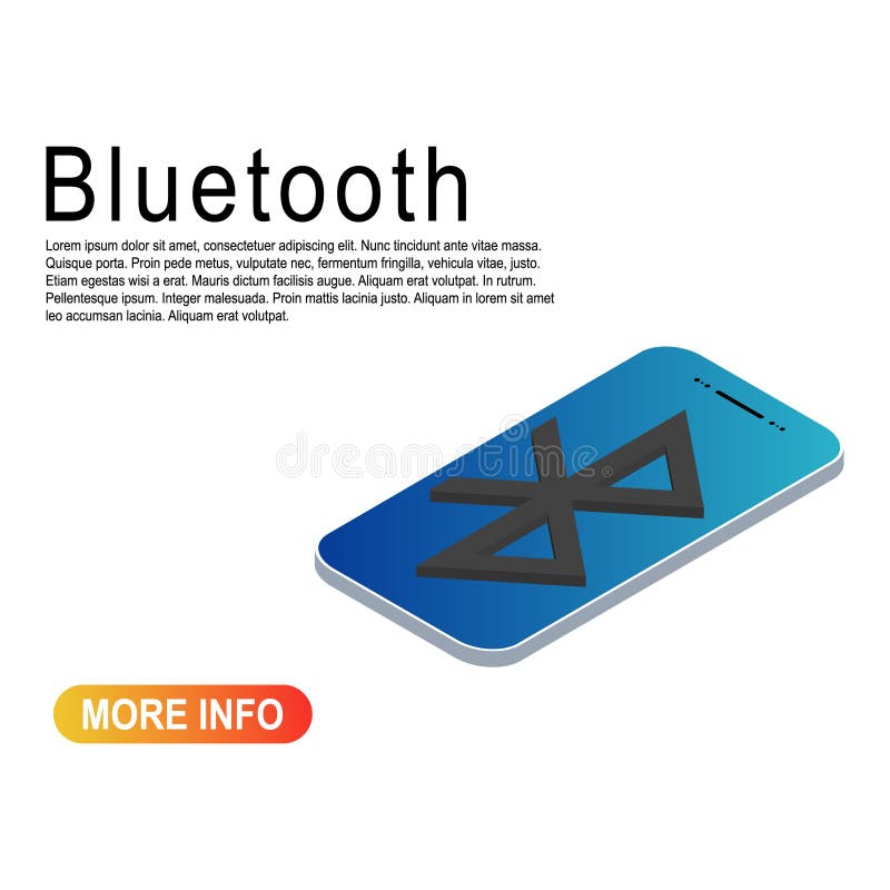 Bluetooth Technology Icon, Network Connection Web Symbol, Sharing Data ...
