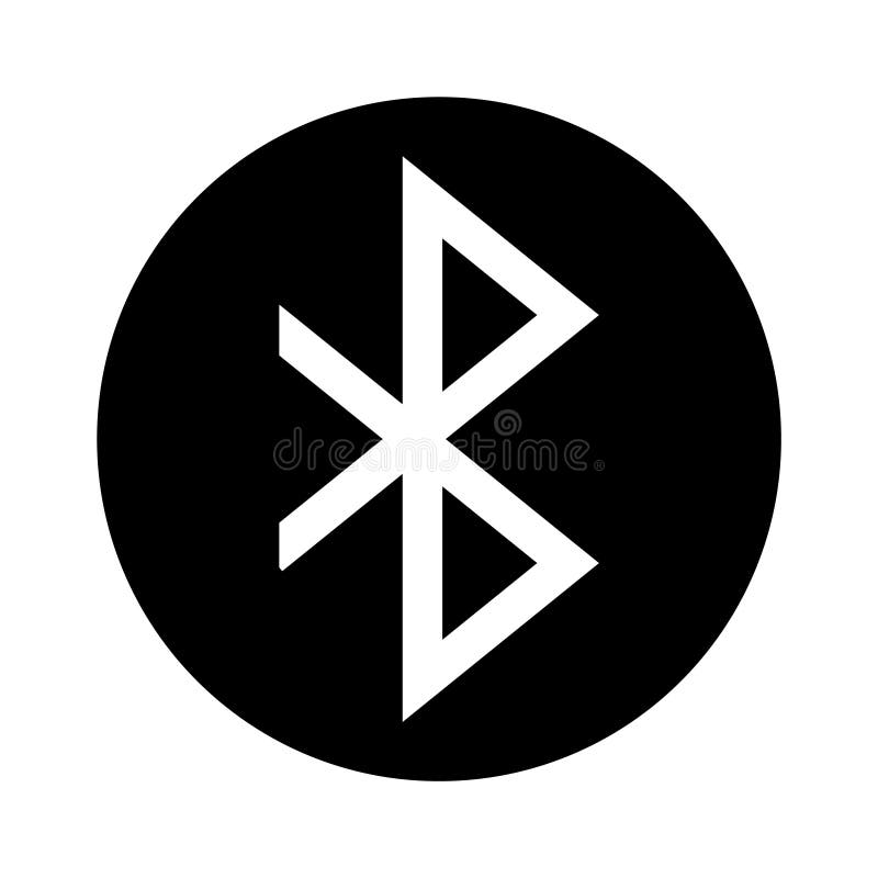 Bluetooth Technology Icon, Network Connection Web Symbol, Sharing Data ...