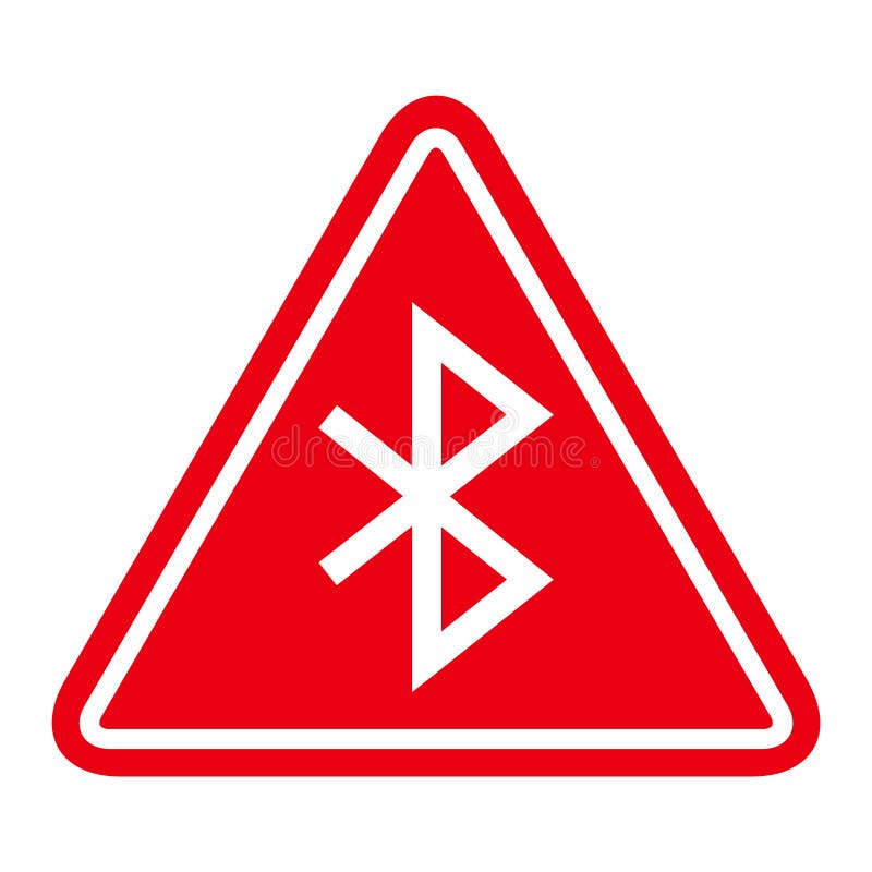 Bluetooth Technology Icon, Network Connection Web Symbol, Sharing Data ...