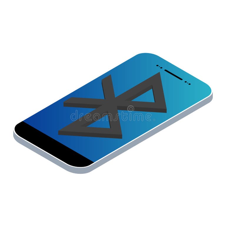 Bluetooth Technology Icon, Network Connection Web Symbol, Sharing Data ...