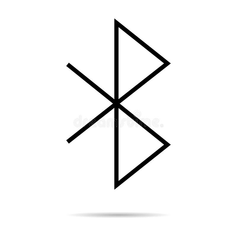Bluetooth Technology Icon, Network Connection Web Symbol, Sharing Data ...