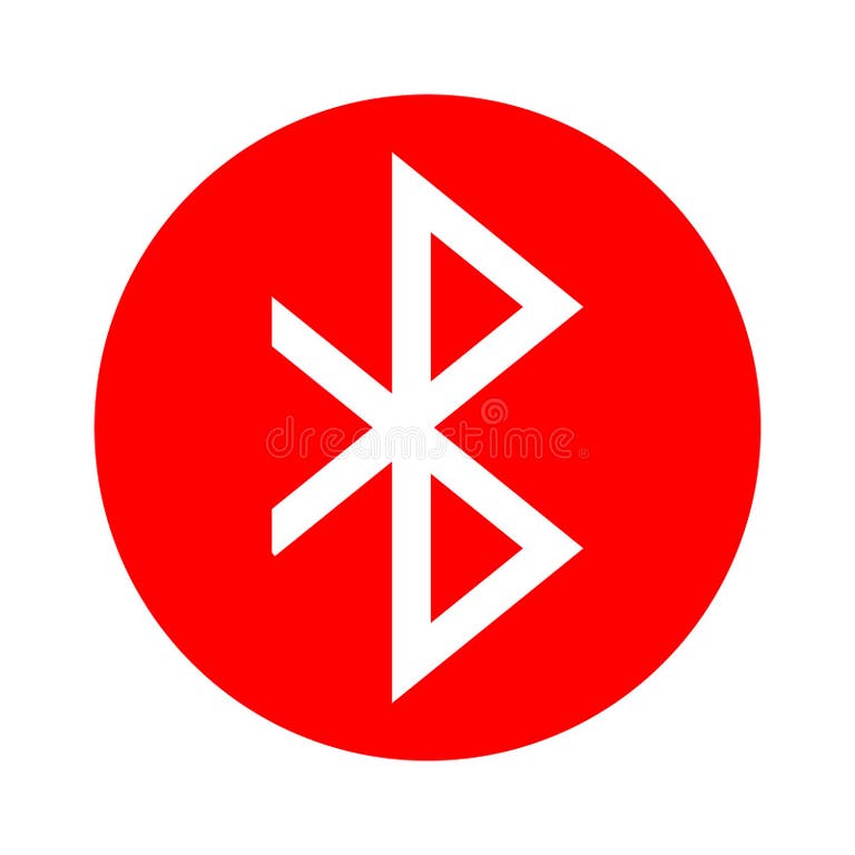 Bluetooth Technology Icon, Network Connection Web Symbol, Sharing Data ...