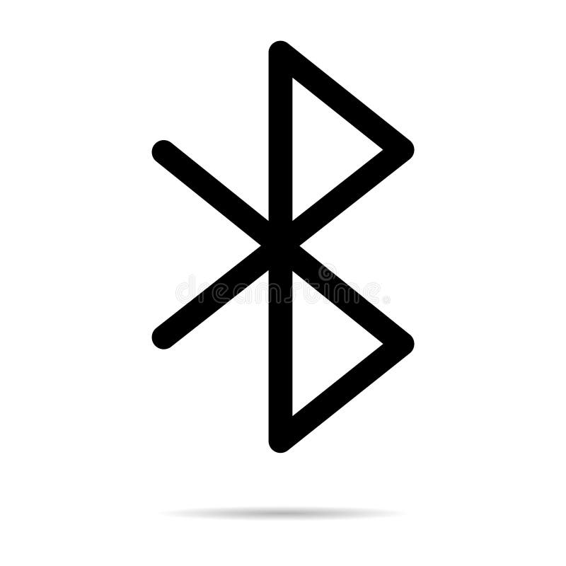 Bluetooth Technology Icon, Network Connection Web Symbol, Sharing Data ...