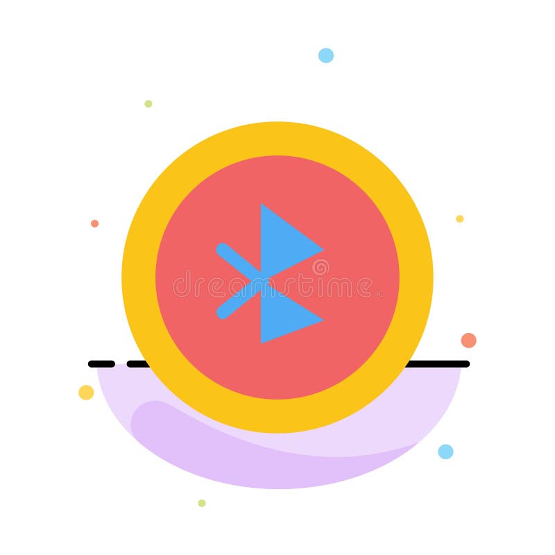 Bluetooth, Ui, User Interface Abstract Flat Color Icon Template Stock ...