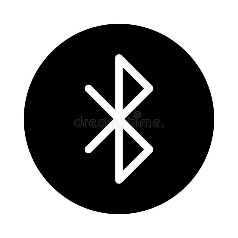 Bluetooth Vector Glyph Flat Icon Editorial Photography - Illustration ...