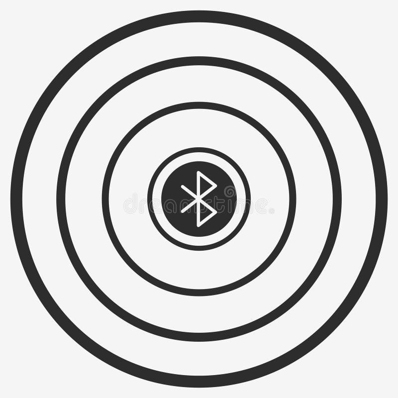 Bluetooth Vector Icon editorial stock photo. Illustration of flat ...