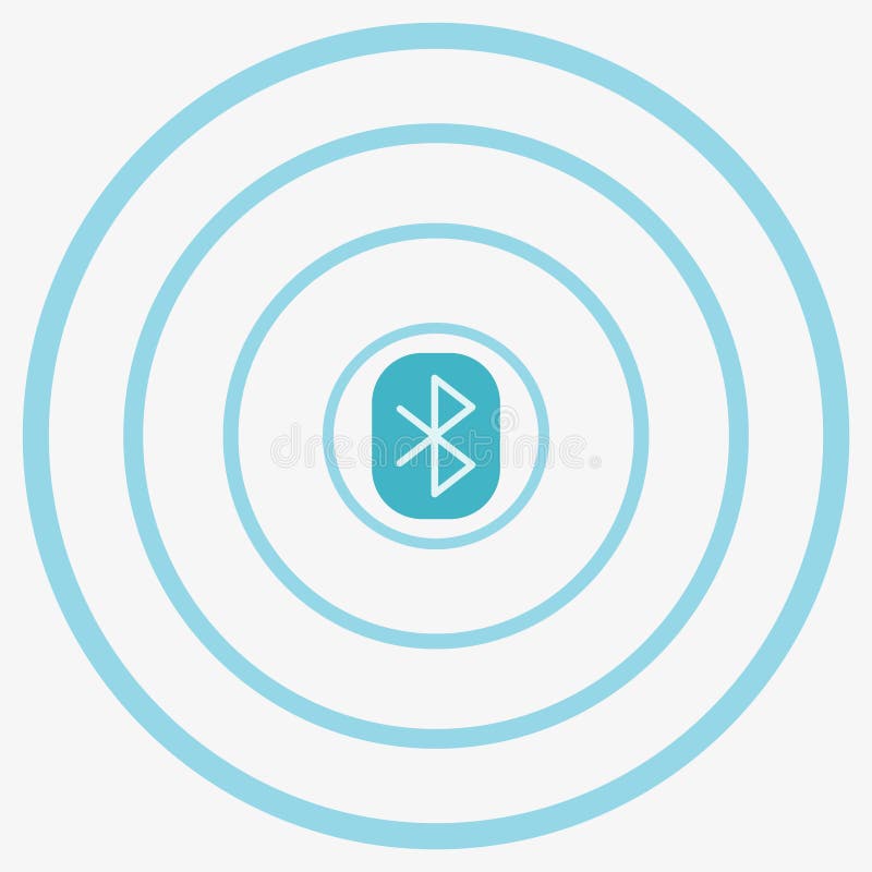 Bluetooth Vector Icon editorial photo. Illustration of line - 88371466