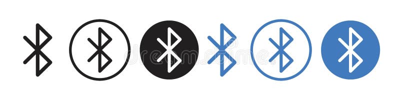Bluetooth Vector Icon Vector Set Collection for Web Editorial Image ...