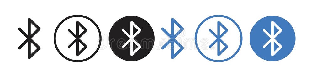 Bluetooth Vector Icon Vector Set Collection for Web Editorial Image ...