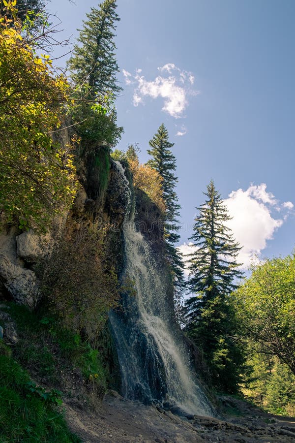 Waterfall Bluff stock photo. Image of formation, comfortable - 77545788