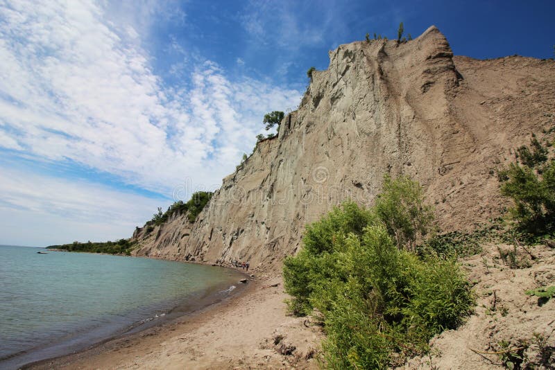 Bluffs de Scarborough image stock. Image du saleté, falaises - 31362927